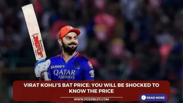 Virat Kohli's bat price: You will be shocked to know the price