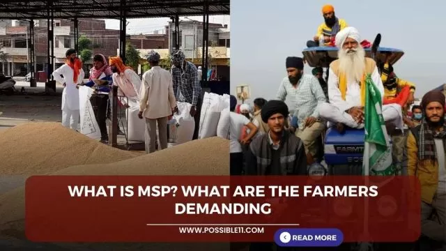 What is MSP? What are the farmers demanding regarding MSP Minimum ...