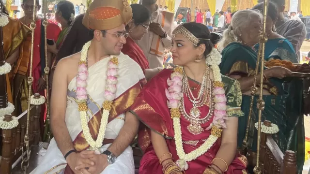 Know everything about BJP MP Tejasvi Surya wife, Sivasri Skandaprasad