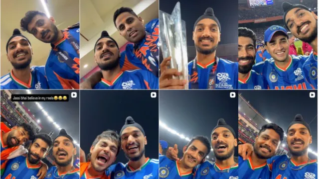 Watch Arshdeep Singh Viral Reels, Fun Victory Reels After T20 World Cup ...