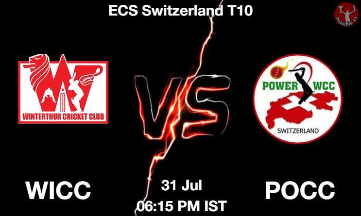 WICC vs POCC Match Preview, Team Analysis, Live - Cricket - 31-Jul-2023 ...