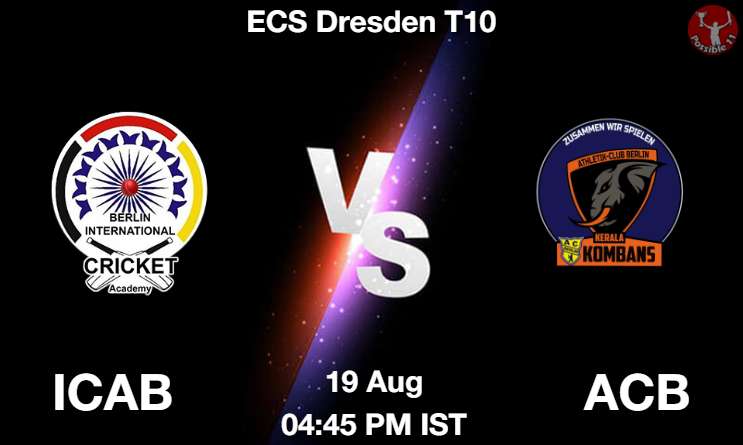 ICAB vs ACB Match Preview, Team Analysis, Live - Cricket - 19-Aug-2023 ...