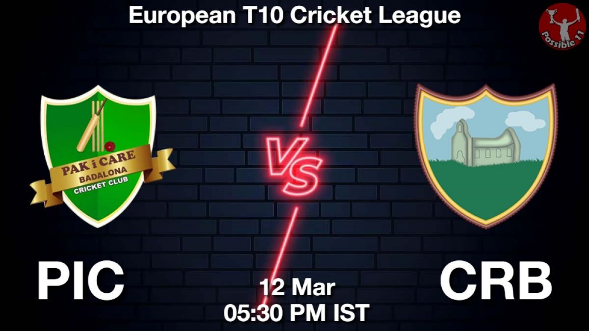 PIC vs CRB Dream11 Team Prediction, Fantasy Cricket Tips 12-Mar-2024 05 ...