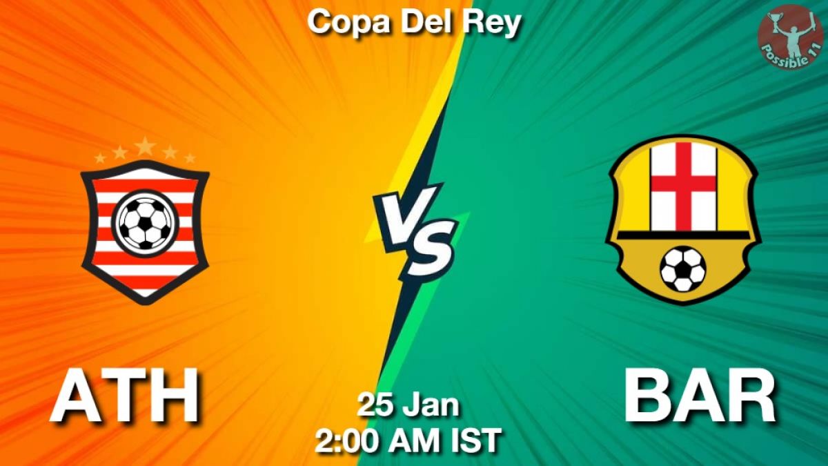 ATH vs BAR Dream11 Team Prediction, Fantasy Football Tips 25-Jan-2024