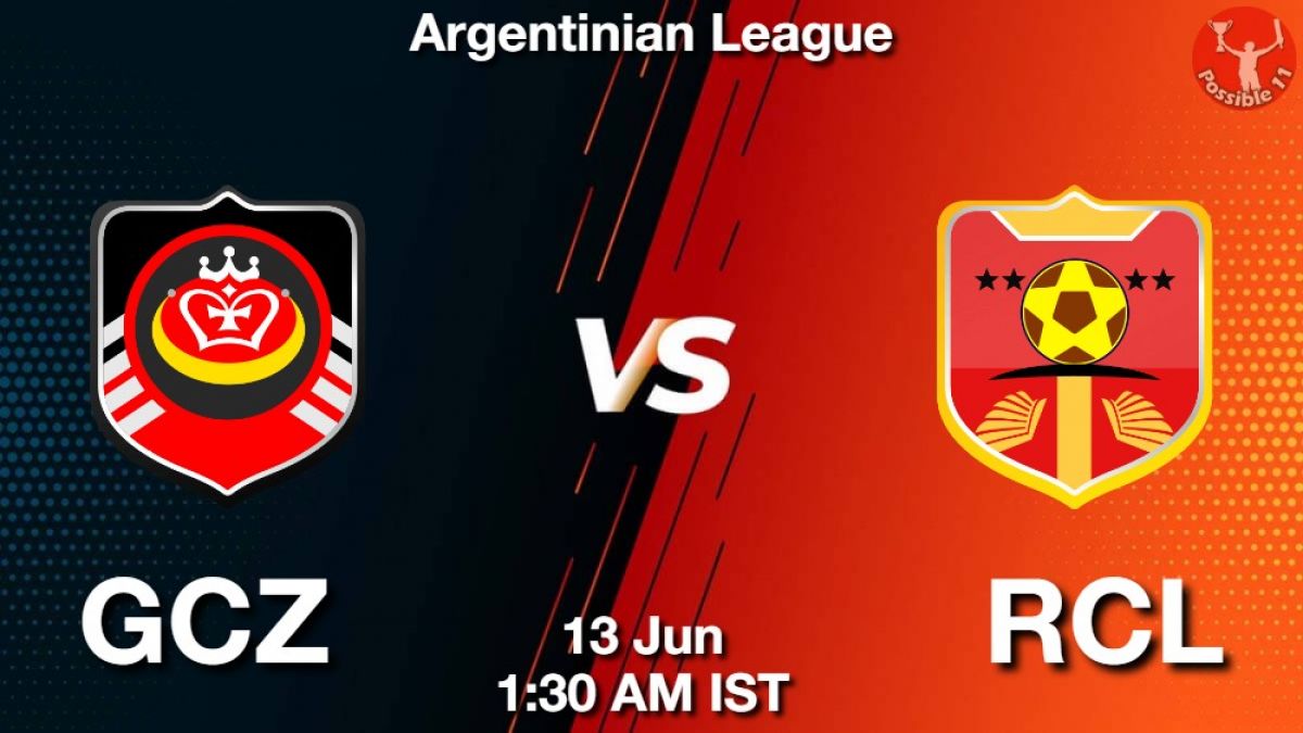 GCZ vs RCL Dream11 Team Prediction, Fantasy Football Tips 13-Jun-2024