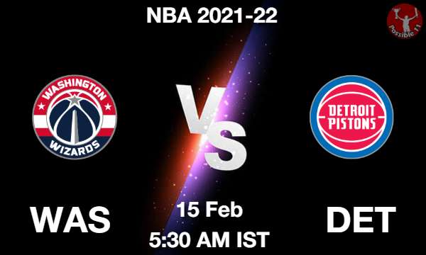 WAS vs DET Dream11 Team Prediction, Fantasy NBA Tips
