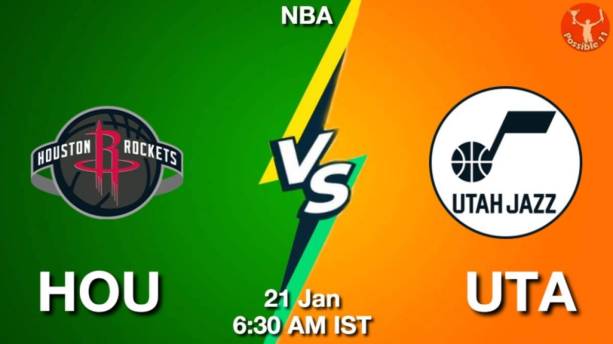 HOU vs UTA Dream11 Team Prediction, Fantasy NBA Tips 21-Jan-2024