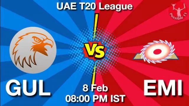 ILT20 2024: GUL vs EMI Match Prediction: Who will win today match UAE T20