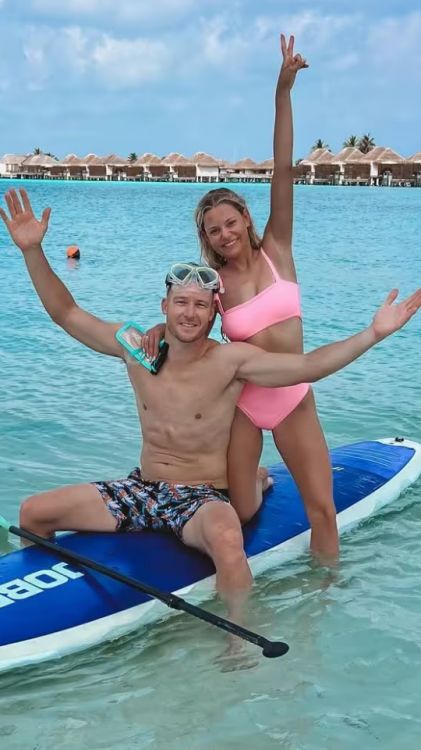 Photo: David Miller wife is very beautiful